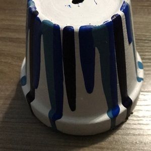Other | Ice Themed Garden Pot Design Drip Pour | Poshmark